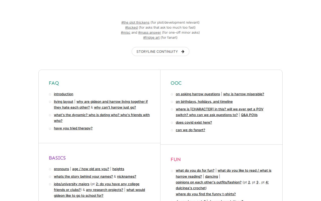 OOCTLT Directory & FAQ